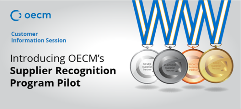 Supplier Recognition Program Pilot | Customer Information Session - OECM